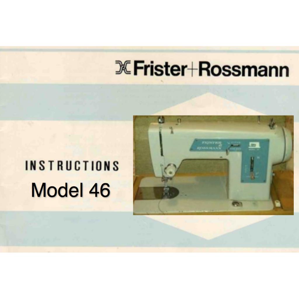 Frister and Rossmann Instruction Manuals
