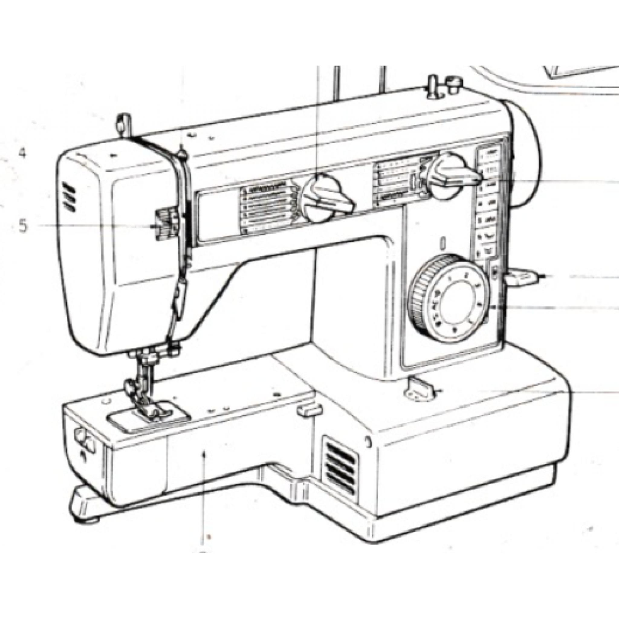 JONES or BROTHER Model VX560 Sewing Machine Instruction Manual (Download)